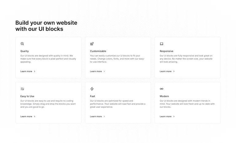 Shadcnblocks shadcn/ui blocks & components